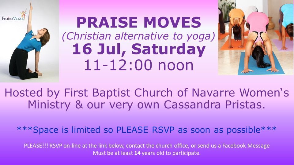 PraiseMoves | First Baptist Church Navarre | July 16, 2022