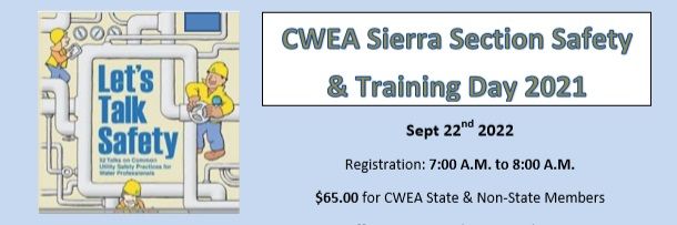 Sierra Section Safety & Training Day 2021 at online on 22nd September, 2021