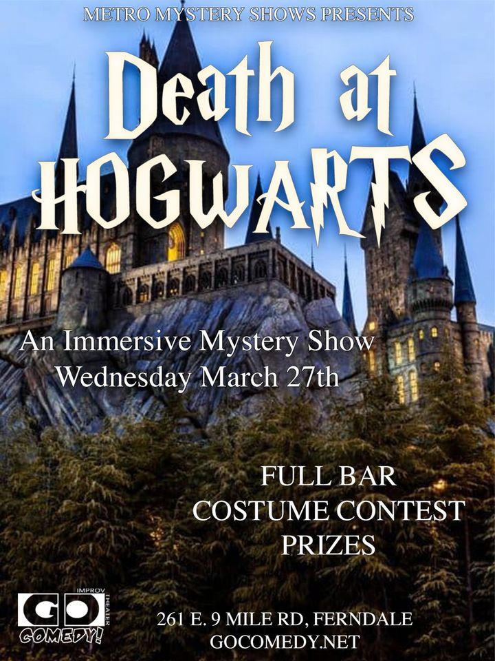 Death at Hogwarts | Harry Potter Murder Mystery Immersive Theatre ...