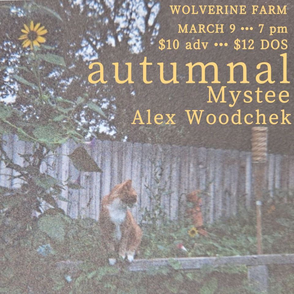 Autumnal tour kick off with Mystee and Alex Woodchek at Wolverine Farm ...