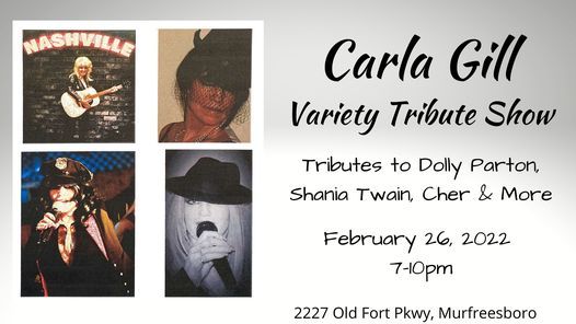 Carla Gill/Variety Tribute Show at Seasons of Murfreesboro Restaurant ...