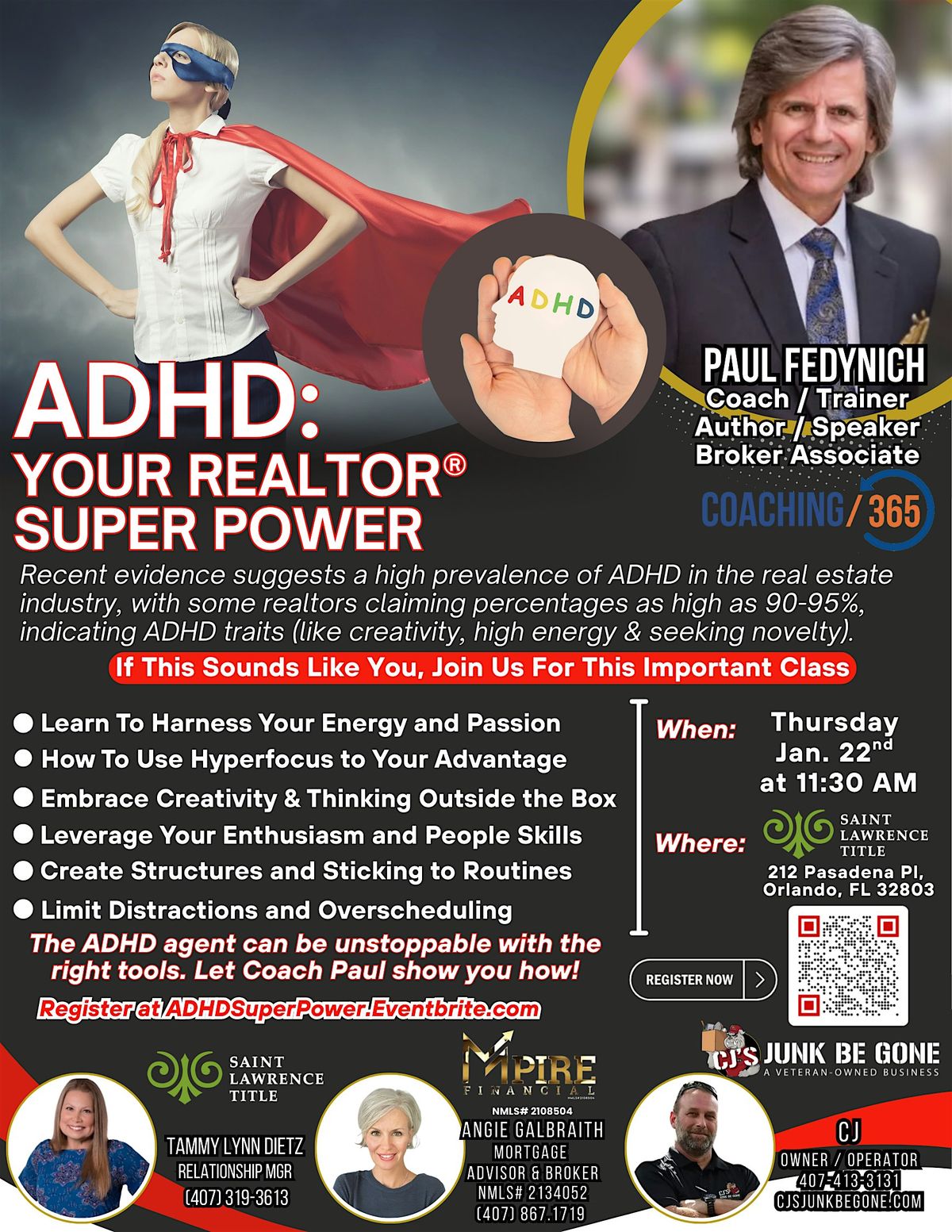 ADHD: Your Realtor® Super Power in 2026 at Saint Lawrence Title ...