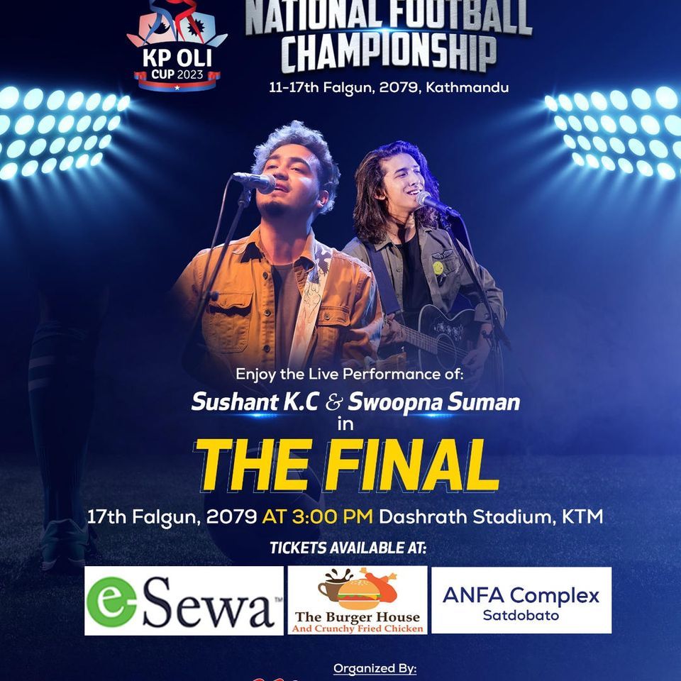 KP OLI CUP 2023 FINAL”. | Dasarath Rangasala Stadium, Kathmandu, BA ...