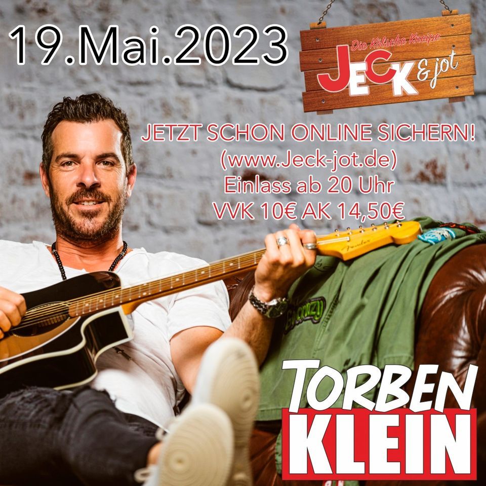 Torben Klein I 2023 | Jeck & Jot die Kölsche Kneipe, Düren, NP | May 19 ...