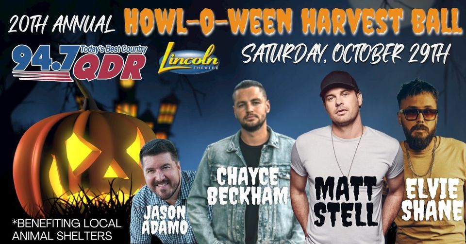 20th Annual Howl-O-Ween Harvest Ball at Lincoln Theatre, Knightdale on ...