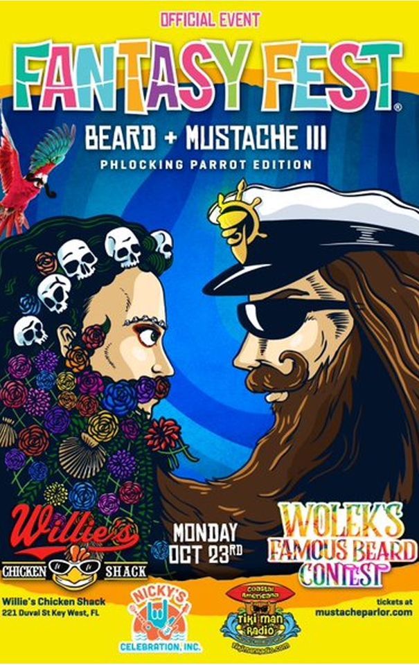 Key West - BEARD CONTEST - online & in-person - PARROT HEAD EDITION - 4 ...
