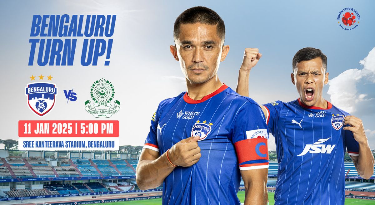 ISL 2024-25: Bengaluru FC vs Mohammedan SC | Sree Kanteerava Indoor Stadium, Bangalore, KA ...