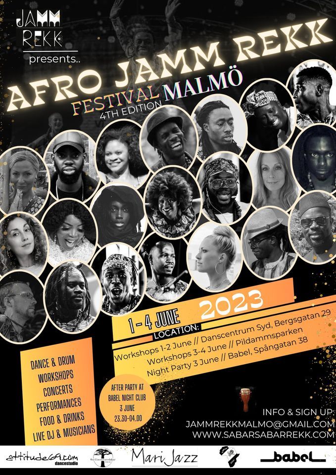 AFRO JAMM REKK 2023 | Babel Malmö | June 1, 2023