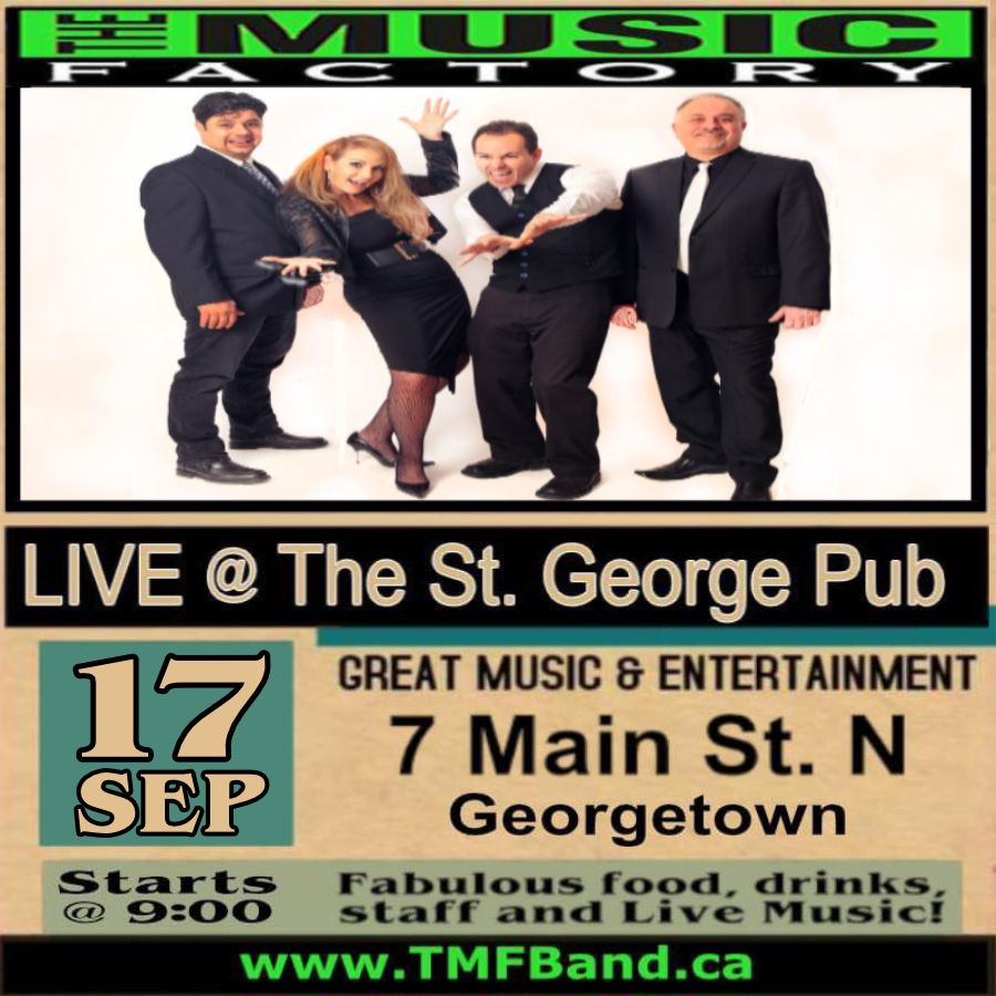 The Music Factory @ The St. George on Saturday, September 17th! | The ...