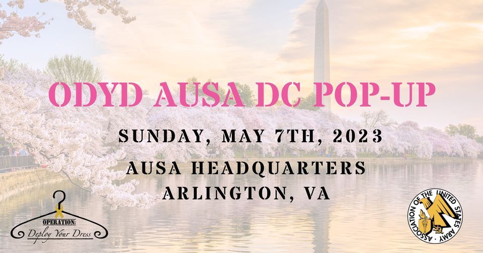 2023 ODYD and AUSA DC Pop-Up | 2425 Wilson Blvd, Arlington, VA 22201 ...