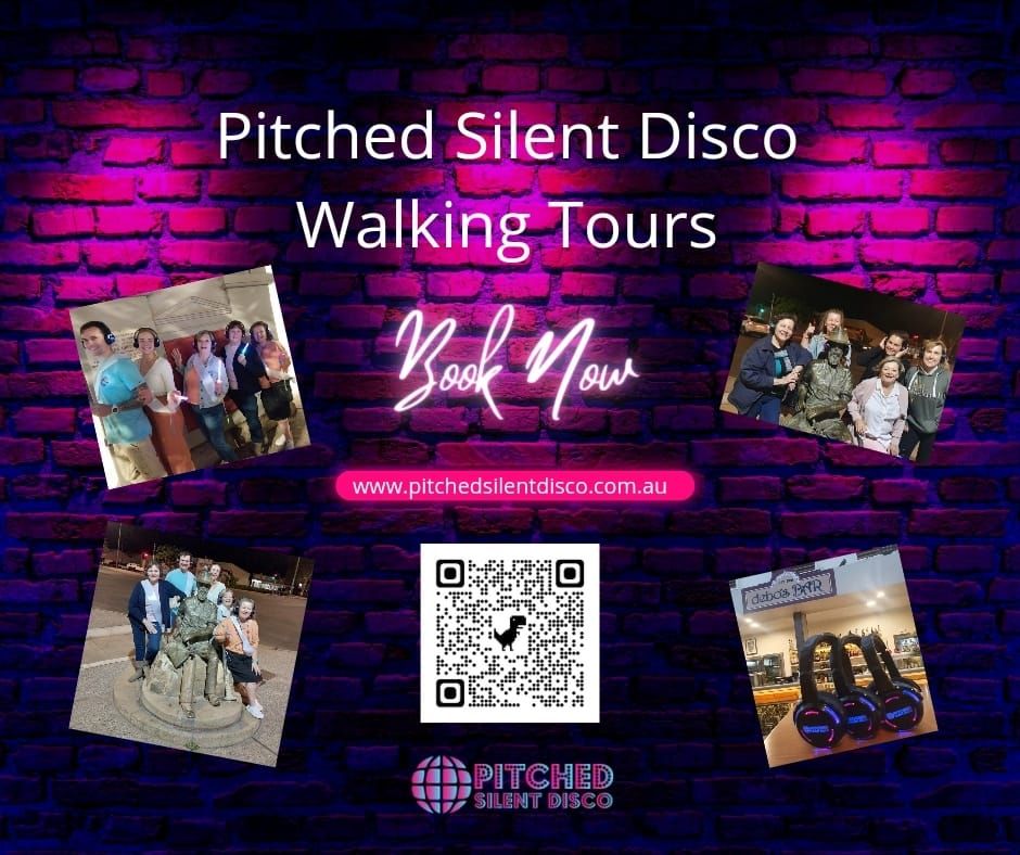 Pitched Silent Disco Walking tours at DeBernales, Kalgoorlie on 29th ...