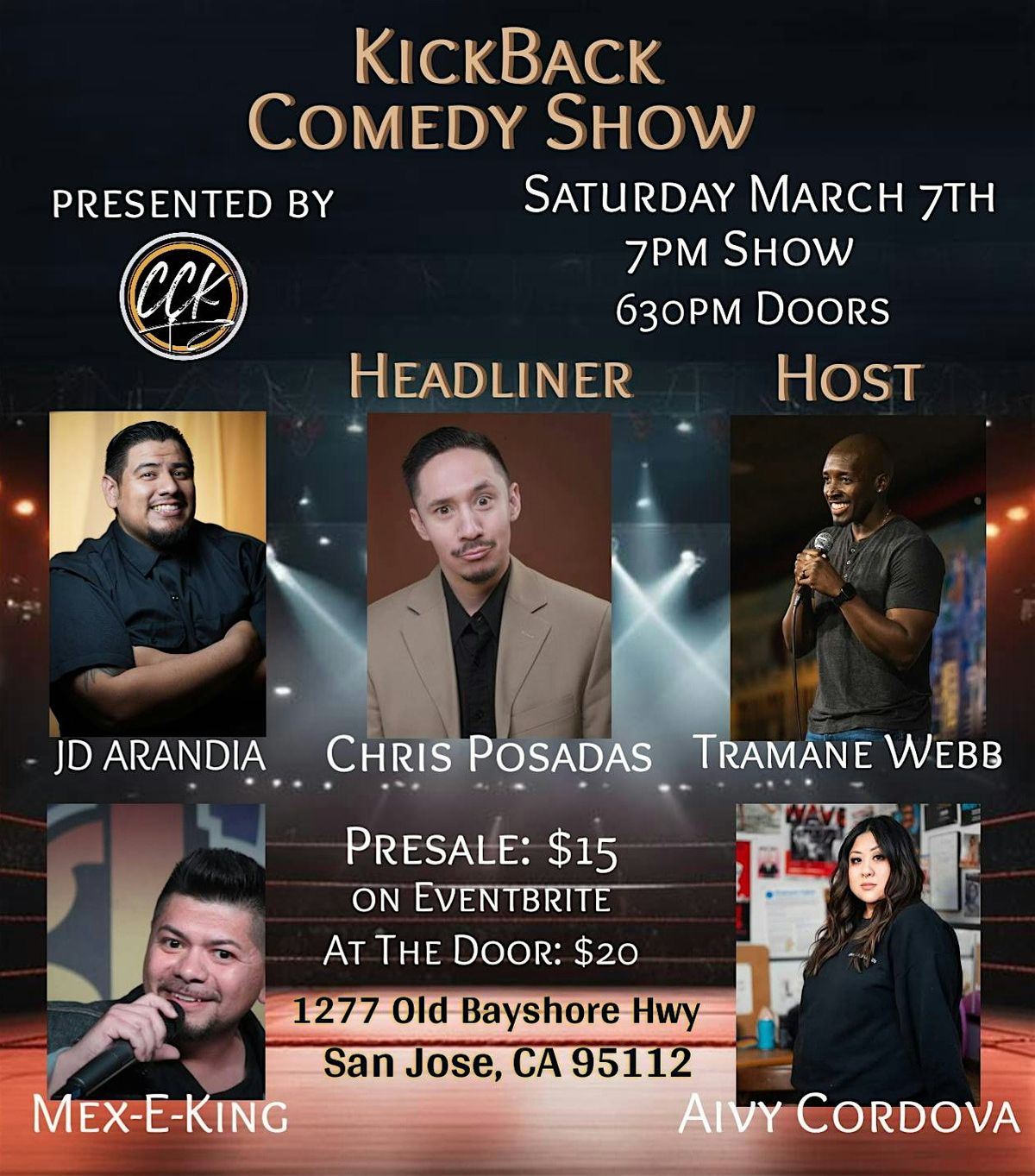 KickBack Comedy Show at Condition and Competition Kickboxing, San Jose ...
