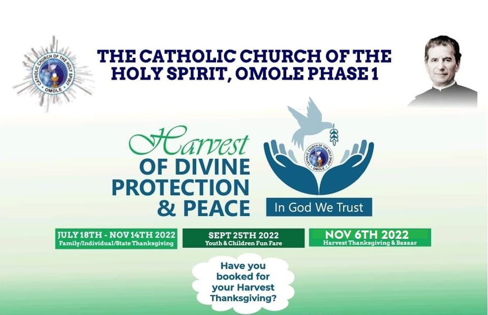2022 HARVEST OF DIVINE PROTECTION AND PEACE | Catholic Church of the ...