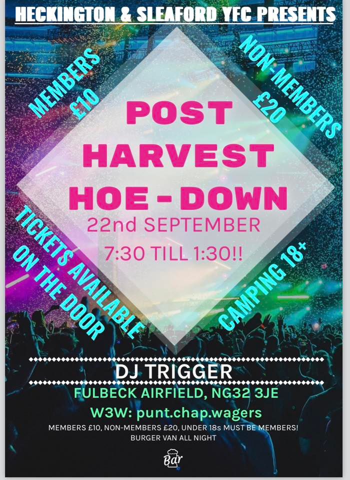 H&S YFC Post Harvest Hoe-Down at Fulbeck Airfield, Grantham on 22nd ...