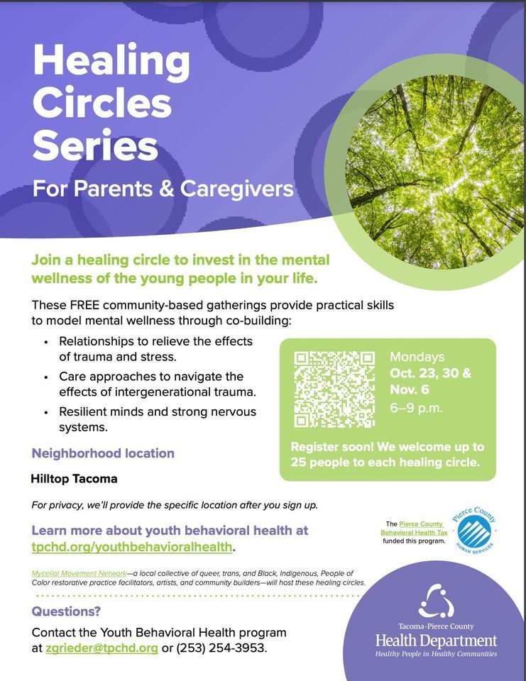 Healing Circles: For Parents & Caregivers- FREE! at Hilltop ...