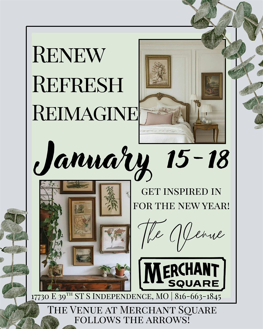 Renew. Refresh. Reimagine. Pop Up Vintage Market 2026 at Merchant ...