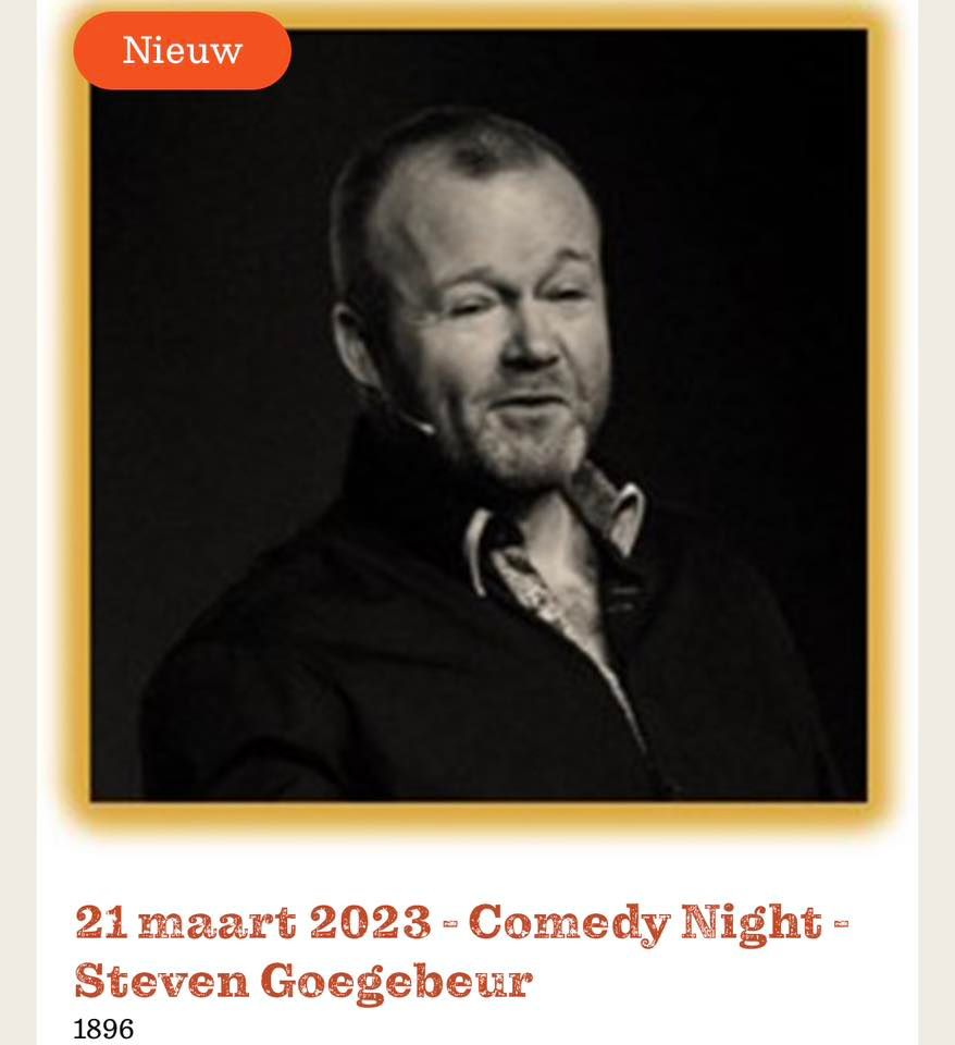 Steven Goegebuer - Comedy Night | Den Akoestiek, Lier, FL | March 21, 2023