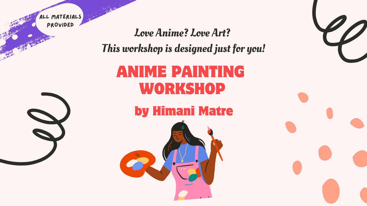 Anime Painting Workshop at Cafe Ikigai | Whitefields, Hyderabad ...