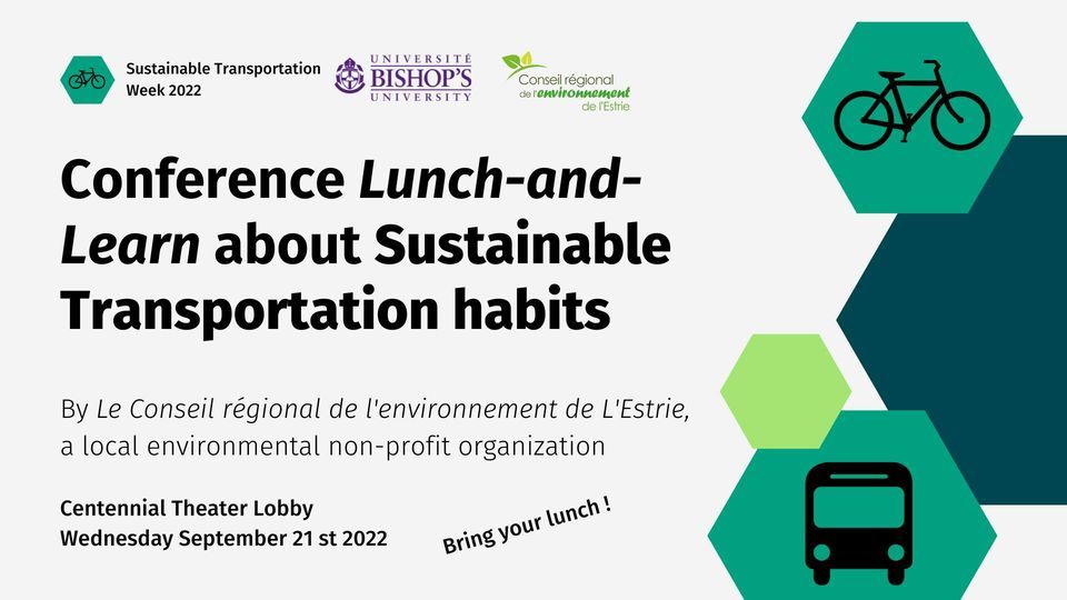 Sustainable Transportation Week: Conference Lunch-and-Learn about ...