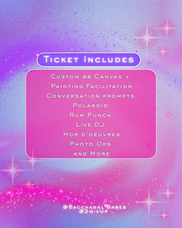 Bacchanal Babes & 2MixUp Presents: Gyalentines Sip and Paint at 1110 ...