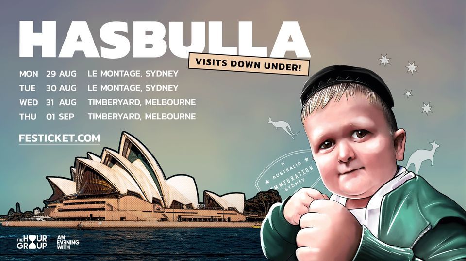 Hasbulla Visits Down Under Melbourne at The Timber Yard, Melbourne on ...