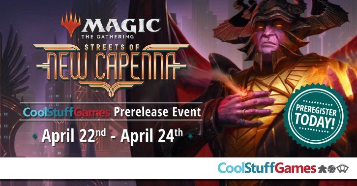 Magic: The Gathering - Streets of New Capenna Prerelease | Cool Stuff Games - Maitland | April ...