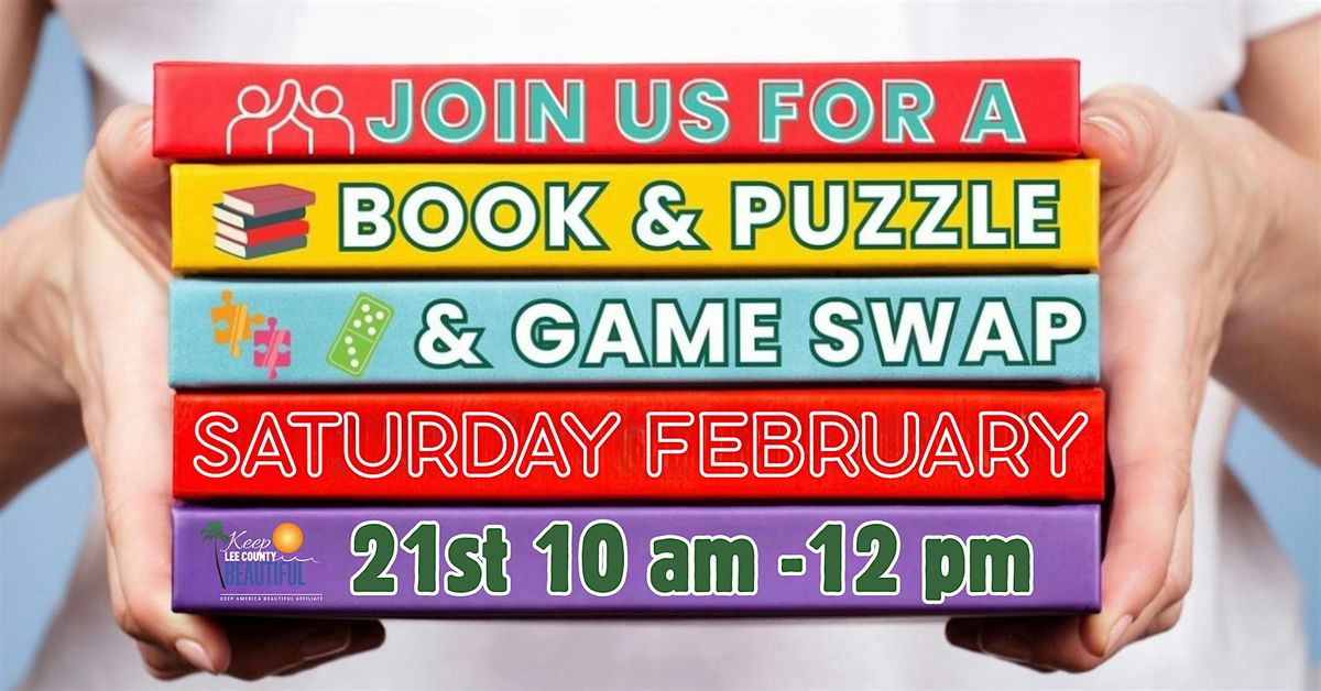Book, Puzzle, and Board Game Swap at 4300 Ford St unit 108, Fort Myers ...