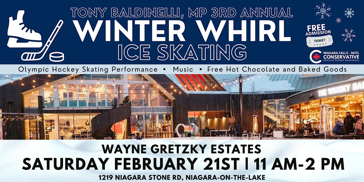 3rd Annual Winter Whirl Ice Skating With Tony Baldinelli, MP at Wayne ...