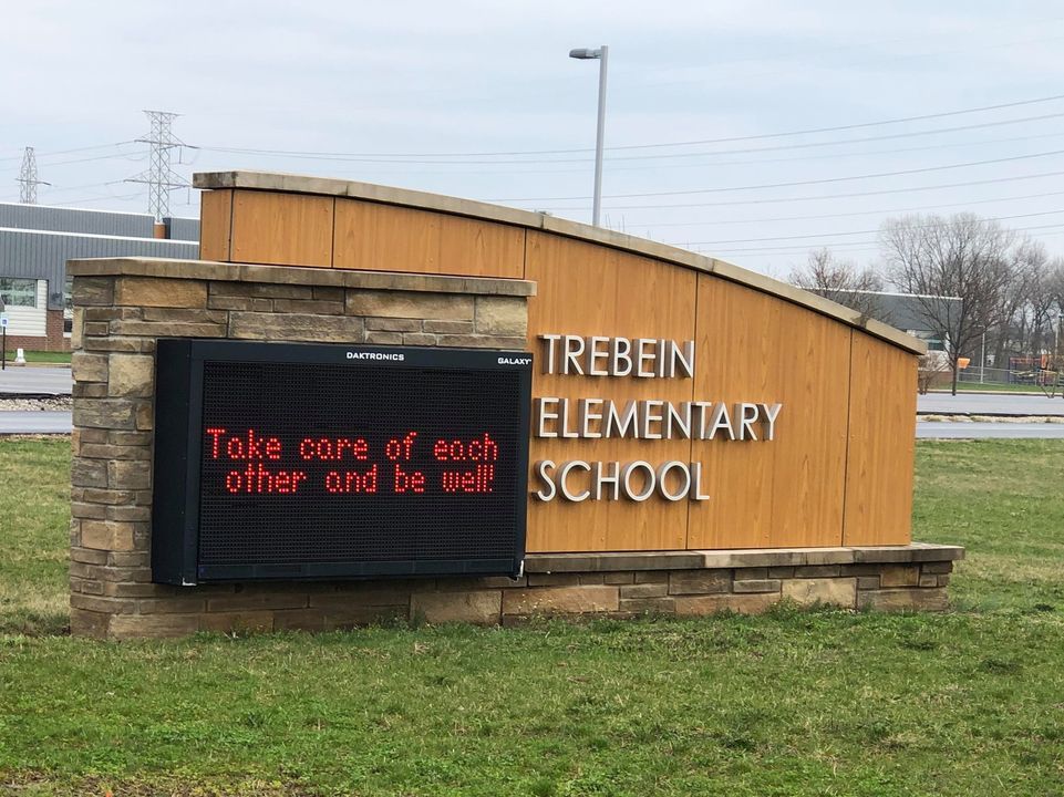 Monthly PTO Meeting at Trebein Elementary School, Xenia on 14th March, 2023