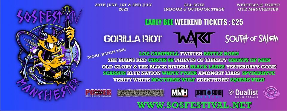 SOS Festival XIV 2023 | Whittles Oldham | June 30 to July 2