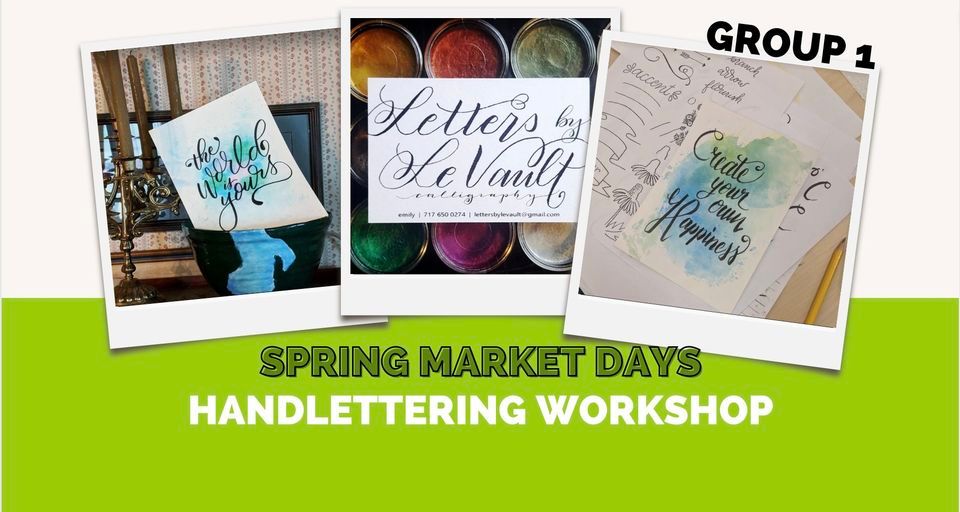 Handlettering with Emily! Group 1 at Chartreuse & co., Frederick on ...