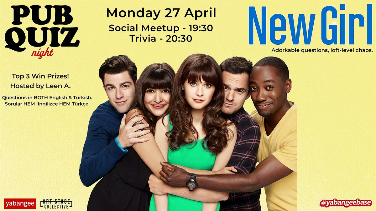 Pub Quiz Night on New Girl (TV Series): Questions in English & Turkish ...