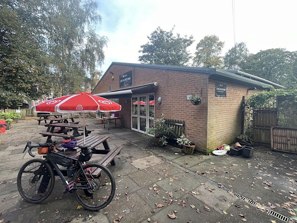 A Women Only Intermediate ride to Cafe in the (Stamford) Park, Altrincham at Hawthorn Road ...