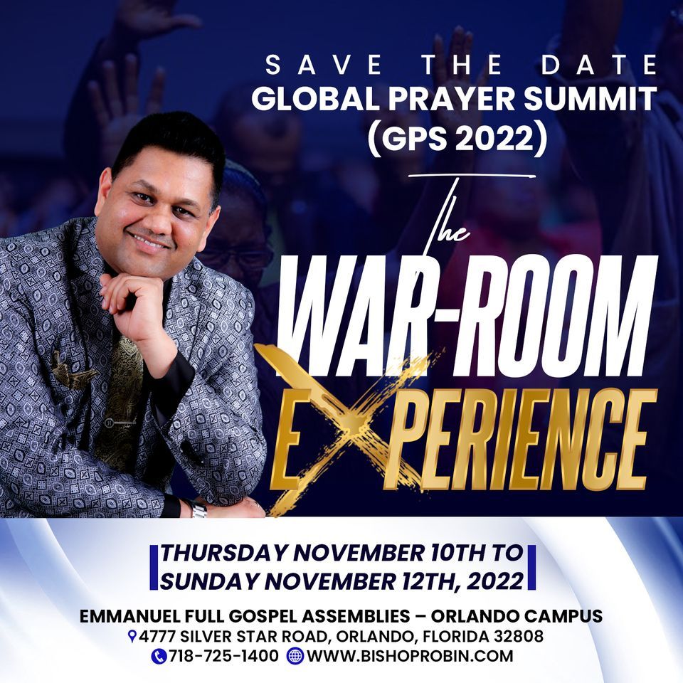 Global Prayer Summit 2022 - The War Room Experience at 4777 Silver Star ...