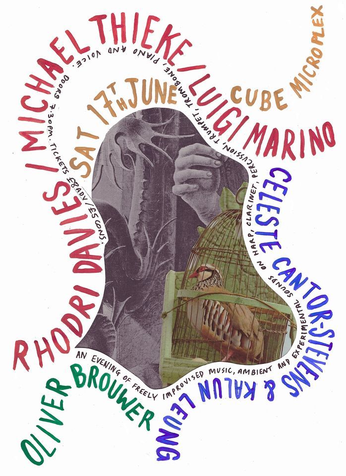 Rhodri Davies / Michael Thieke / Luigi Marino | The Cube Microplex ...