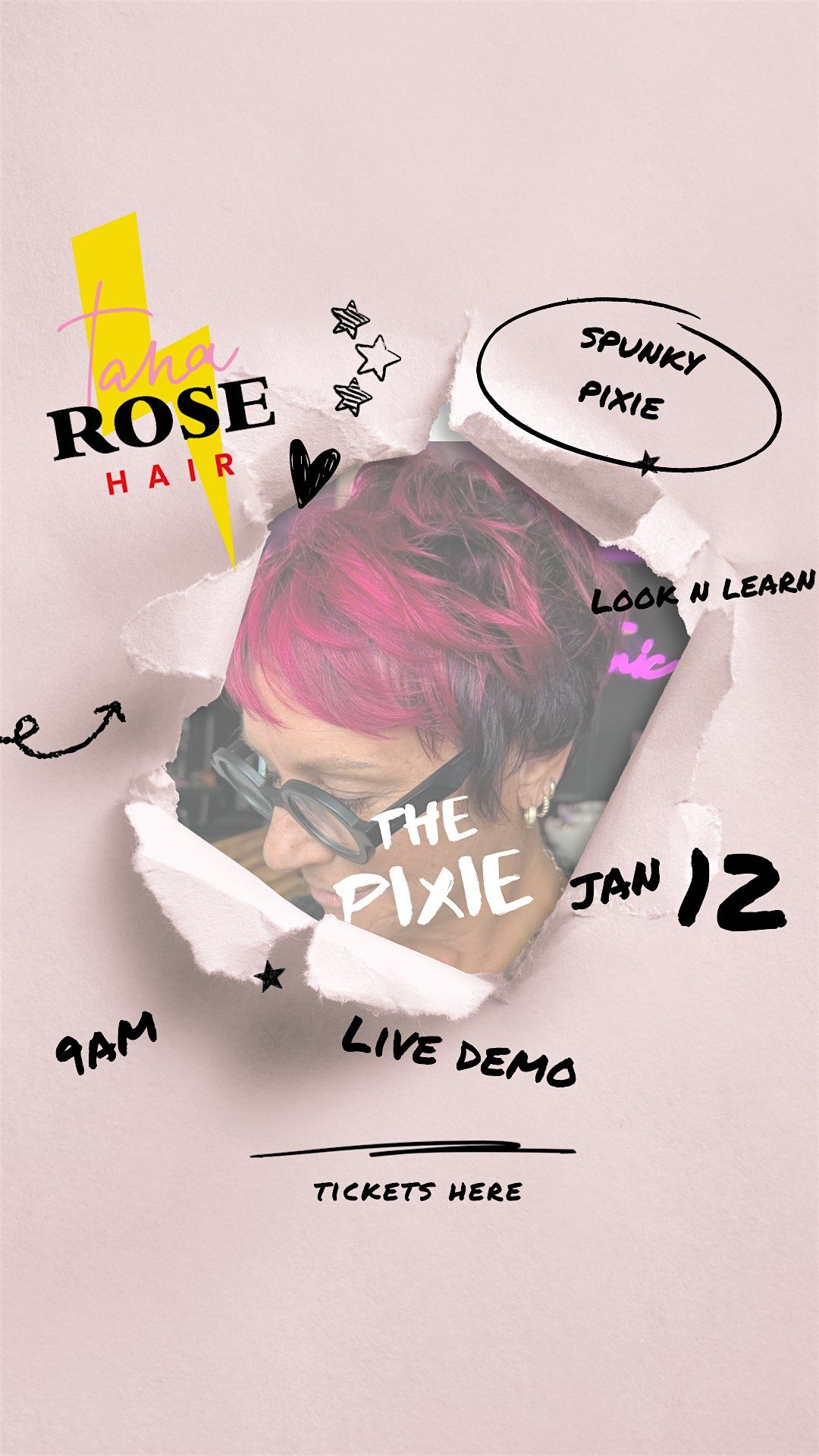 PIXIE POWER CLASS at Tonic Hair Studio, Longview on 12th January, 2026