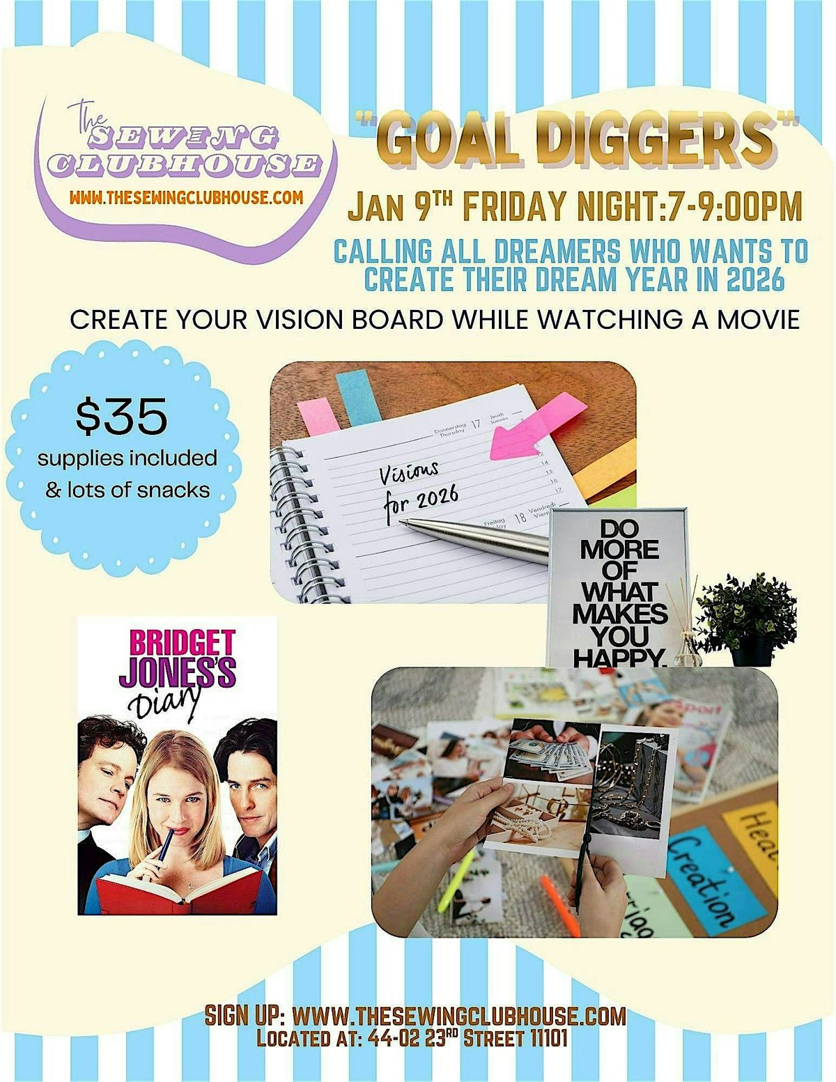 Craft Your Vision Board for 2026 at 414, Queens on 9th January, 2026