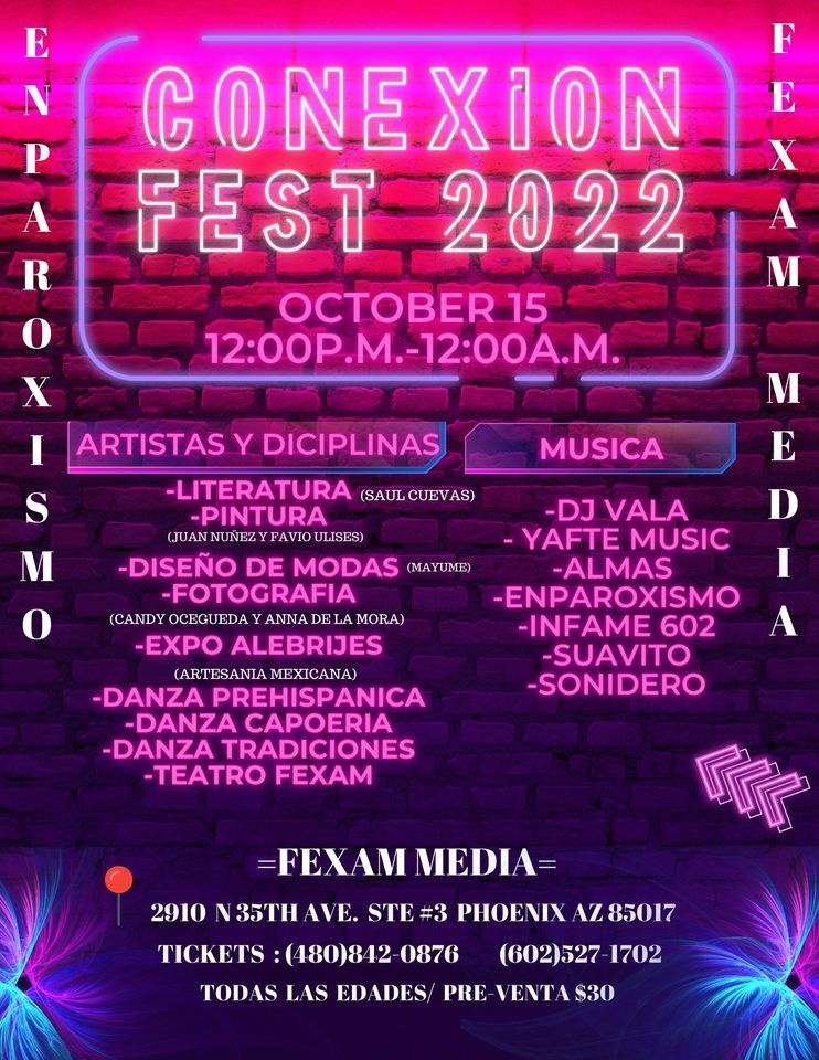 CONEXION FEST 2022 | FEXAM Media, Phoenix, AZ | October 15, 2022