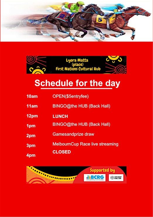 Melbourne Cup "Lyora Matta" at Bankstown Senior Citizens' Centre on 4th ...