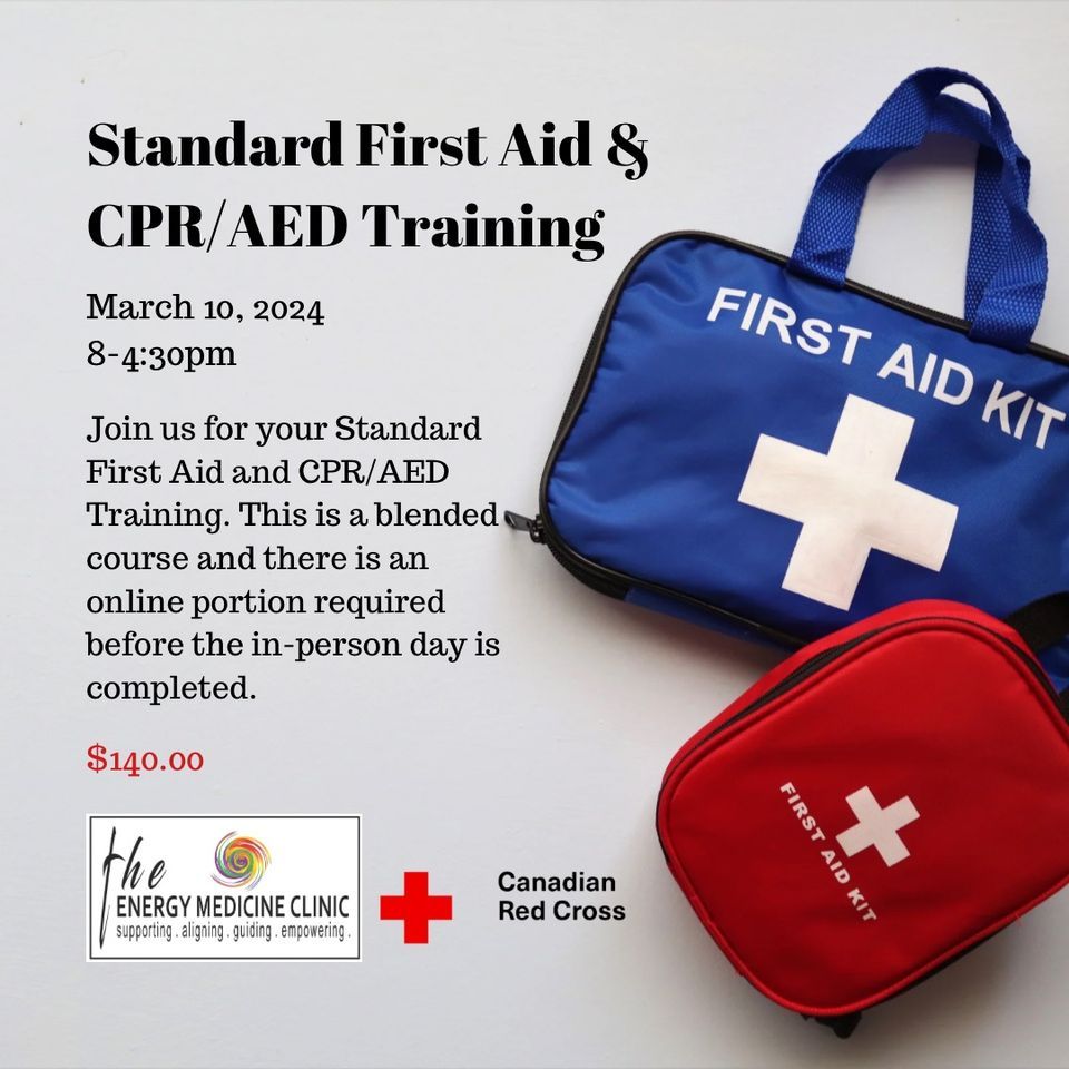 Standard First Aid & CPR/AED Training **rescheduled to March 23** at ...