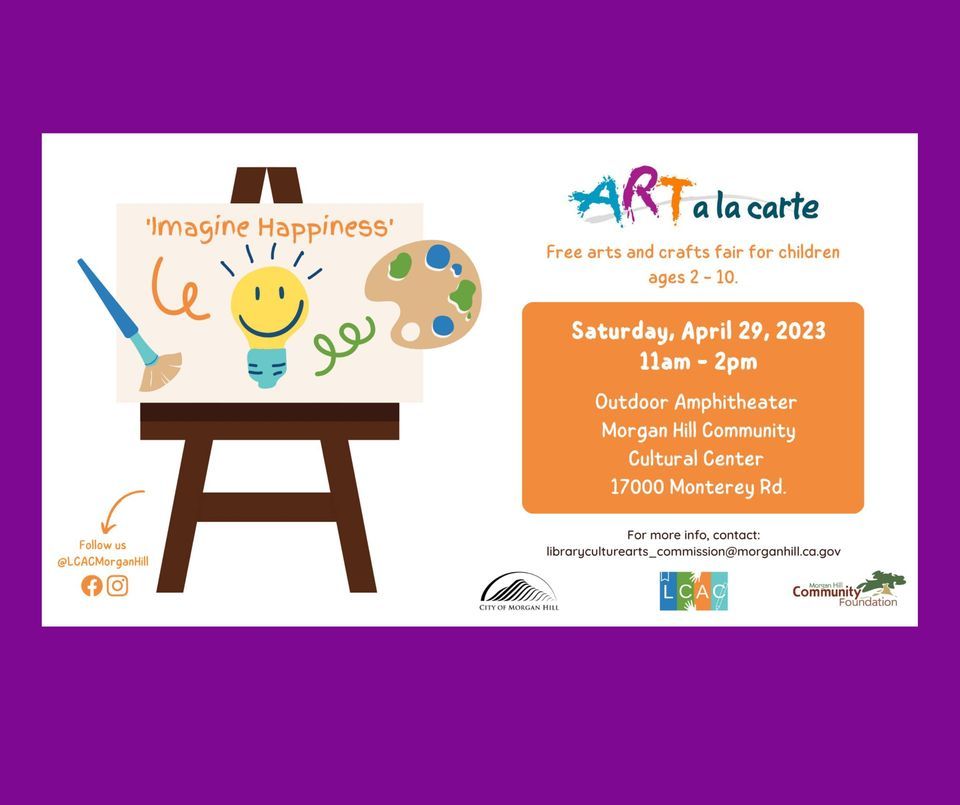 Art a la Carte 2023 - Free Arts and Crafts Fair for Children Ages 2-10 ...