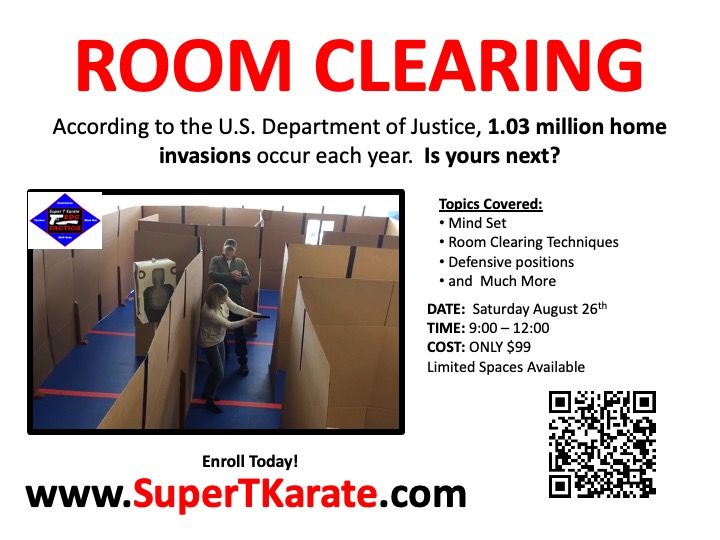 Room Clearing Tactics at Supertdojo, Grand Rapids on 26th August, 2023