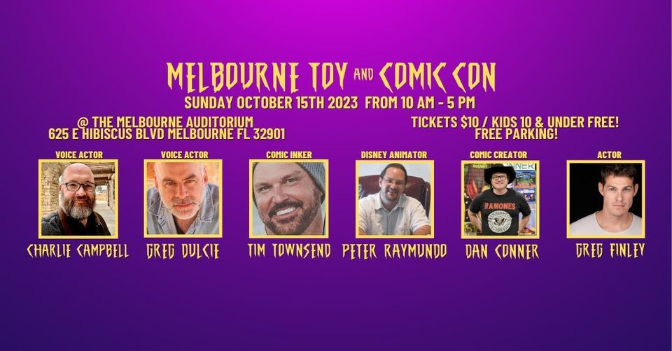 Melbourne Toy & Comic Con 2023 Sunday Oct 15th 10 AM - 5 PM | Melbourne ...