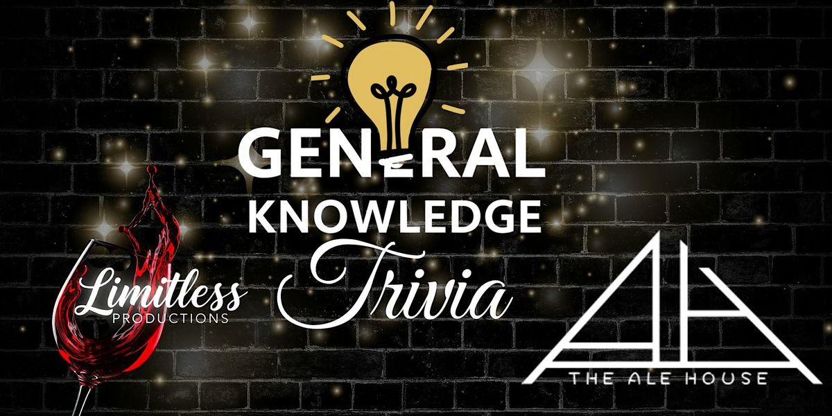 General Knowledge Trivia at The Ale House, Hoboken on 14th January, 2026