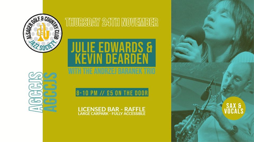 Julie Edwards | Kevin Dearden | Andrzej Baranek Trio at Alsager Golf ...