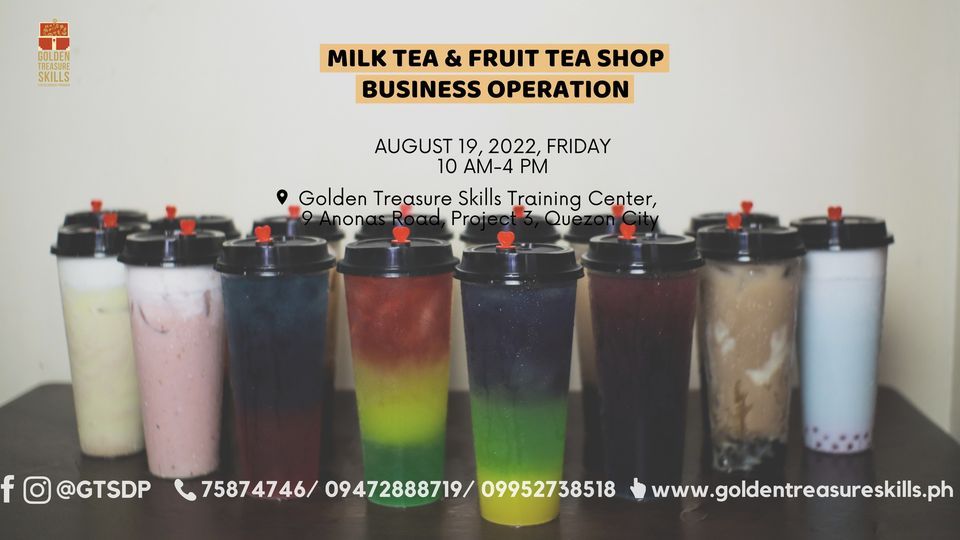 Milk Tea, Fruit Teas and Cheesecake Milk Tea Shop Business Operation ...