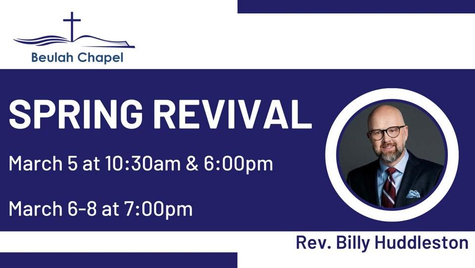 Spring Revival at Beulah Chapel CCCU, Chillicothe on 5th March, 2023
