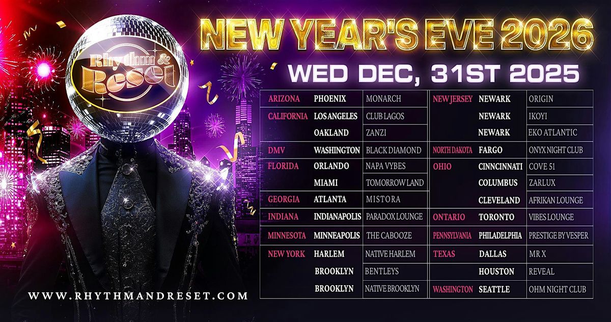 NEW YEARS EVE : RHYTHM & RESET - EKO ATLANTIC, NEWARK at Eko Atlantic ...