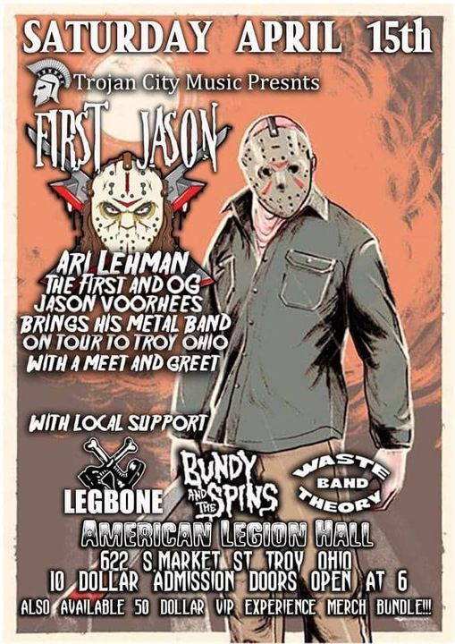 FIRST JASON | LEGBONE | BUNDY AND THE SPINS | WASTE BAND THEORY | SAT ...