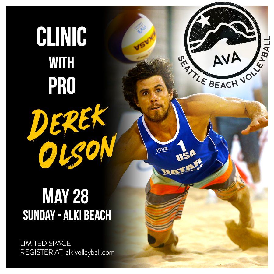 AVA Adult Clinic with Pro Derek Olson (UW head beach coach) | AVA Beach Volleyball - www ...